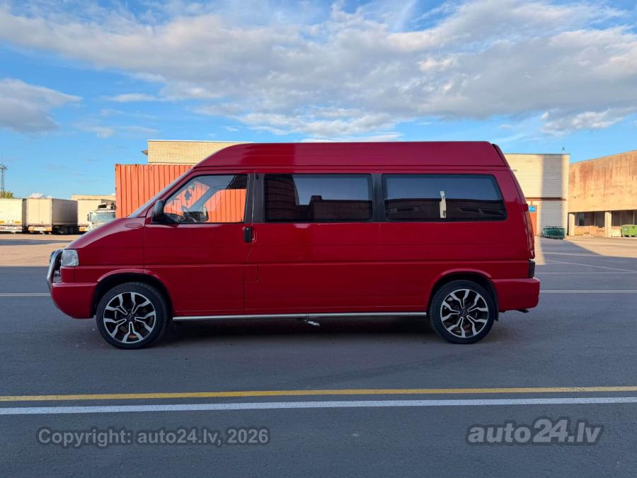 Sarkans Volkswagen Transporter 1997 Tallina, ar dzinēja tilpumu 2.50 L un nobraukumu 518 tūkst. km par 4500 €, foto 3 vietnē AUTOMOTO.COM.LV