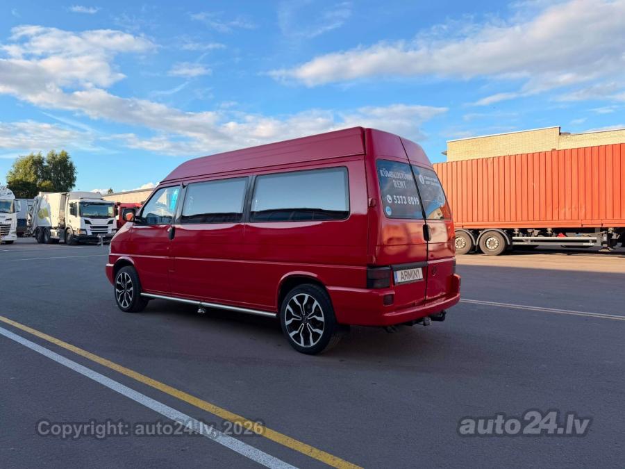 Sarkans Volkswagen Transporter 1997 Tallina, ar dzinēja tilpumu 2.50 L un nobraukumu 518 tūkst. km par 4500 €, foto 4 vietnē AUTOMOTO.COM.LV