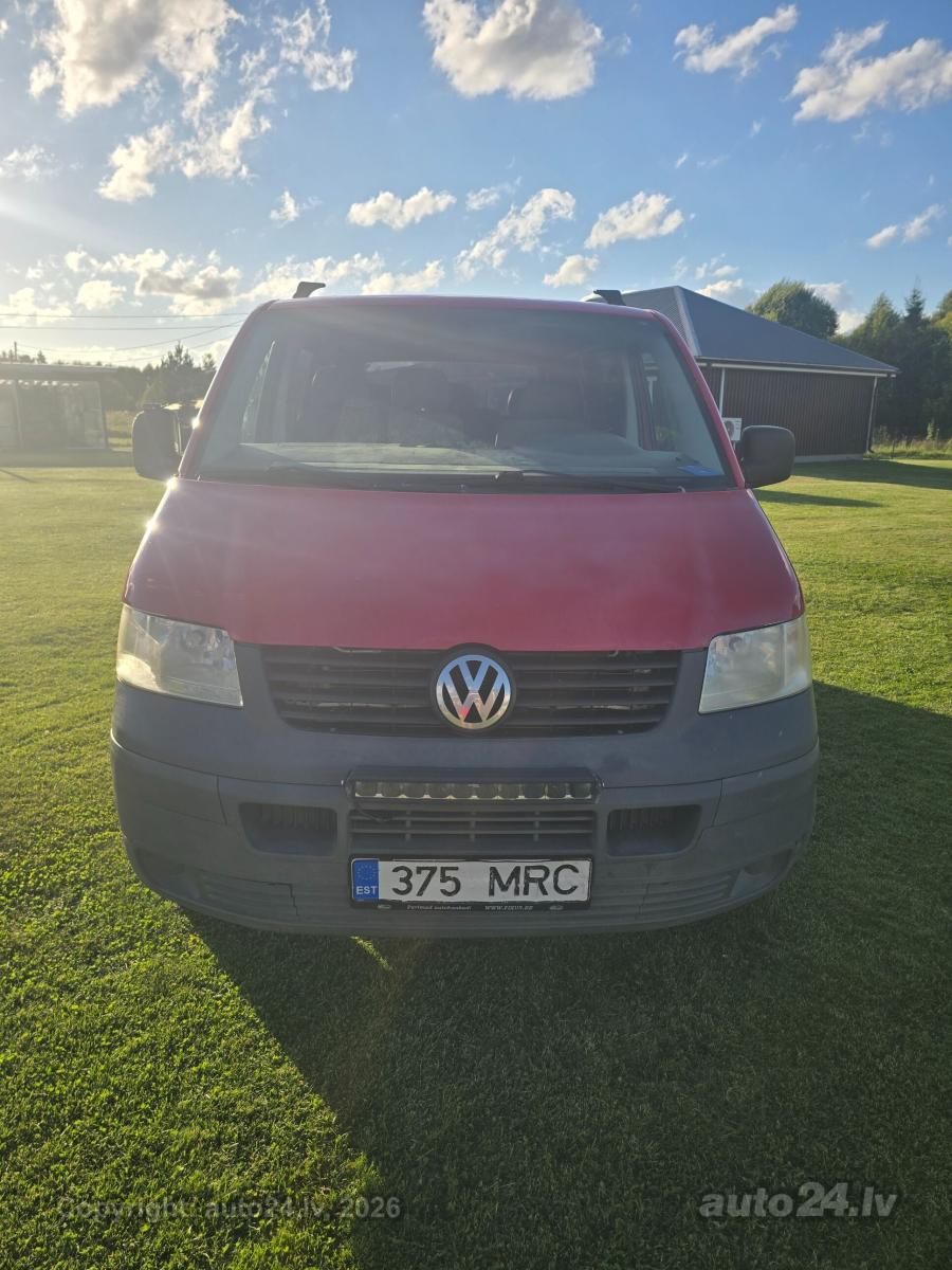 Red Volkswagen Transporter 2006 in Tallinn, with an engine capacity of 1.90 L and mileage of 470 thousand km for 3500 €, photo 6 on AUTOMOTO.COM.LV