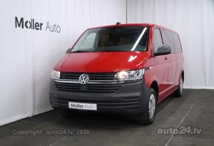 Sarkans Volkswagen Transporter 2021 Tallina, ar dzinēja tilpumu 2.00 L un nobraukumu 44 tūkst. km par 25900 €, foto 2 vietnē AUTOMOTO.COM.LV