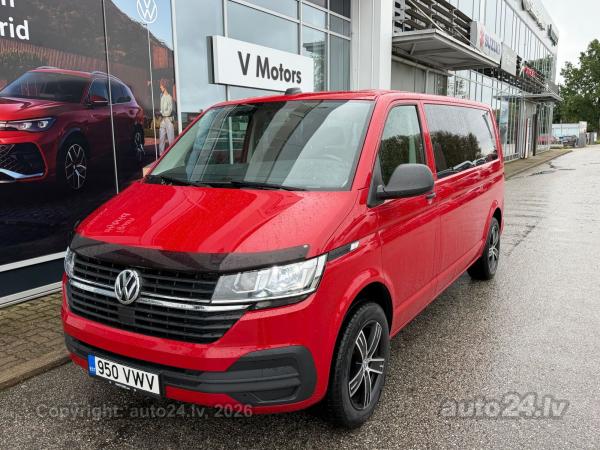 Sarkans Volkswagen Transporter 2021 Viljandi, ar dzinēja tilpumu 2.00 L un nobraukumu 102 tūkst. km par 27990 €, foto  vietnē AUTOMOTO.COM.LV