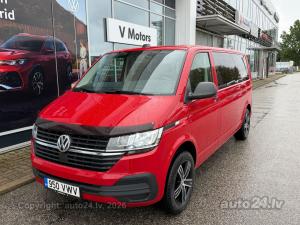 Red Volkswagen Transporter 2021 in Viljandi, with an engine capacity of 2.00 L and mileage of 102 thousand km for 27990 €, photo  on AUTOMOTO.COM.LV