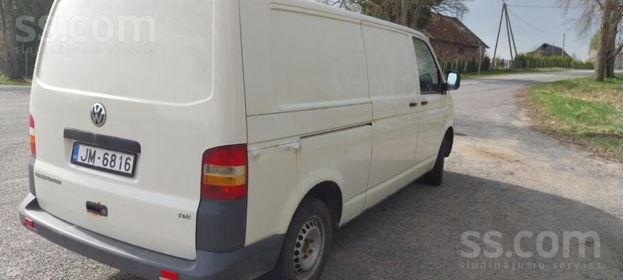 Balts Volkswagen Transporter 2008 Valmiera, ar dzinēja tilpumu 1.90 L un nobraukumu 549 tūkst. km par 2200 €, foto 4 vietnē AUTOMOTO.COM.LV