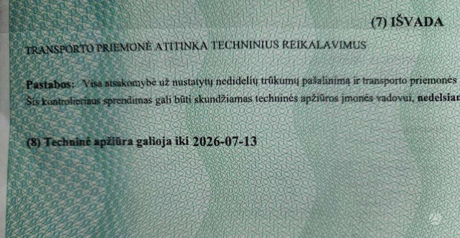Белый Фольксваген Transporter 1995 в Алитус, объемом двигателя 0.00 л и пробегом 337 тыс. км за 3200 €, фото 7 на AUTOMOTO.COM.LV