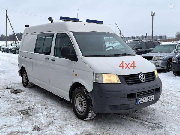 Balts Volkswagen Transporter 2008 Viļņa, ar dzinēja tilpumu 2.50 L un nobraukumu 543 tūkst. km par 4200 €, foto 1 vietnē AUTOMOTO.COM.LV