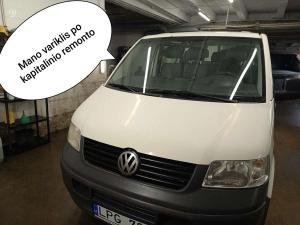 White Volkswagen Transporter 2008 in Vilnius, with an engine capacity of 1.90 L and mileage of 340 thousand km for 6600 €, photo  on AUTOMOTO.COM.LV