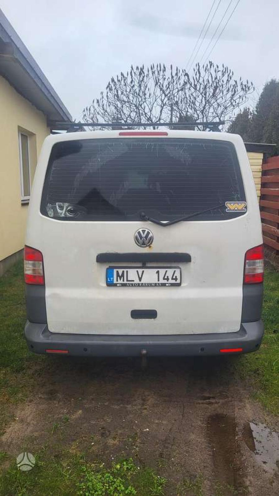 Balts Volkswagen Transporter 2009 Klaipėda, ar dzinēja tilpumu 1.99 L un nobraukumu 193 tūkst. km par 5500 €, foto 5 vietnē AUTOMOTO.COM.LV