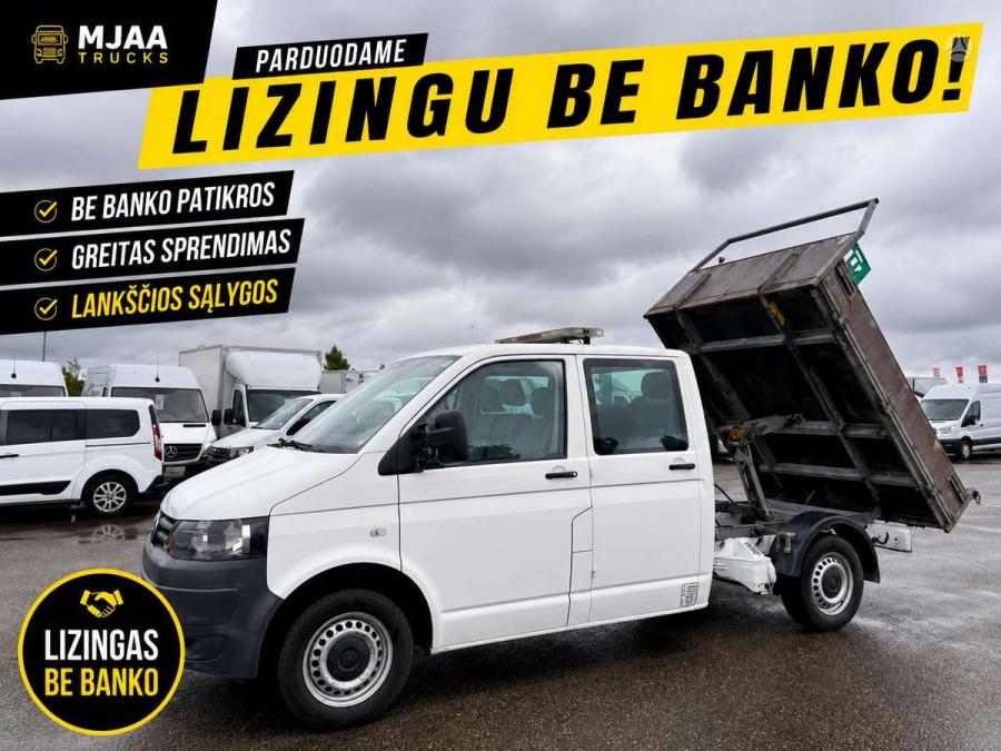 White Volkswagen Transporter 2012 in Vilnius, with an engine capacity of 1.97 L and mileage of 83 thousand km for 13900 €, photo 1 on AUTOMOTO.COM.LV