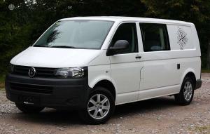 White Volkswagen Transporter 2013 in Kretinga, with an engine capacity of 1.97 L and mileage of 237 thousand km for 11999 €, photo 4 on AUTOMOTO.COM.LV