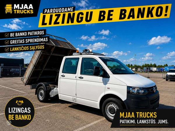 Balts Volkswagen Transporter 2014 Viļņa, ar dzinēja tilpumu 1.97 L un nobraukumu 61 tūkst. km par 14500 €, foto 1 vietnē AUTOMOTO.COM.LV