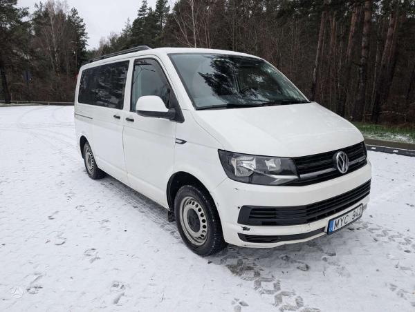 White Volkswagen Transporter 2016 in Vilnius, with an engine capacity of 1.97 L and mileage of 315 thousand km for 12900 €, photo 1 on AUTOMOTO.COM.LV