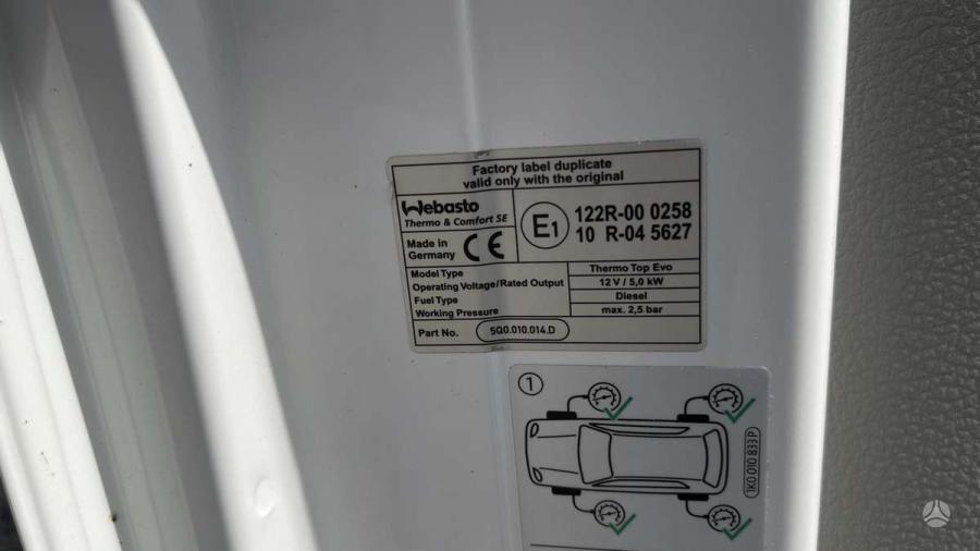 Balts Volkswagen Transporter 2017 Marijampole, ar dzinēja tilpumu 1.97 L un nobraukumu 282 tūkst. km par 12500 €, foto 23 vietnē AUTOMOTO.COM.LV