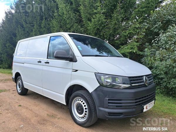 White Volkswagen Transporter 2019 in Riga, with an engine capacity of 2.00 L and mileage of 0 thousand km for 18900 €, photo 1 on AUTOMOTO.COM.LV