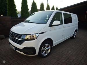 White Volkswagen Transporter 2020 in Taurage, with an engine capacity of 2.00 L and mileage of 190 thousand km for 16500 €, photo 3 on AUTOMOTO.COM.LV