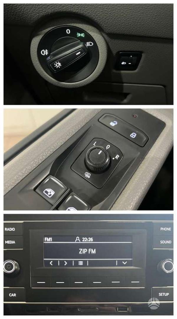White Volkswagen Transporter 2022 in Kaunas, with an engine capacity of 1.97 L and mileage of 161 thousand km for 18500 €, photo 10 on AUTOMOTO.COM.LV
