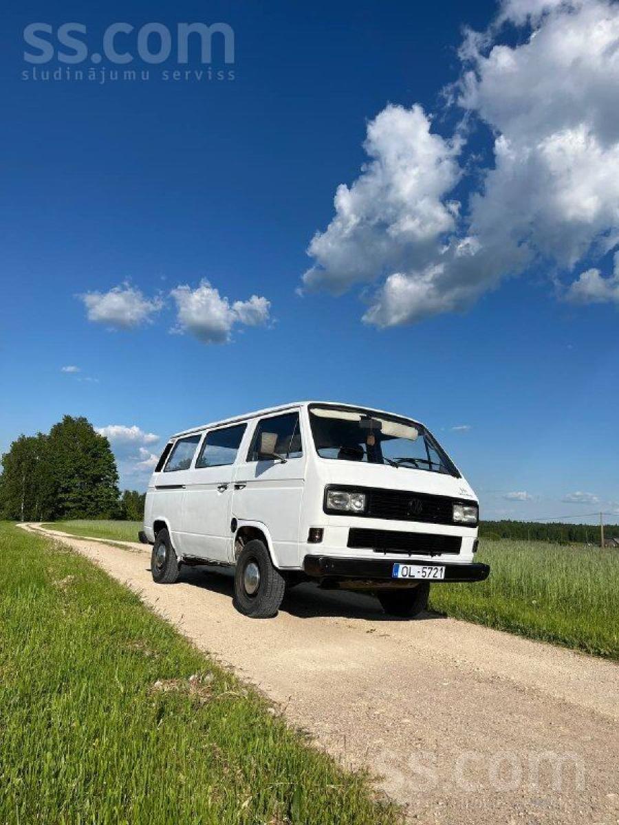 White Volkswagen Transporter 1986 in Rezekne, with an engine capacity of 1.90 L and mileage of 115 thousand km for 3500 €, photo 3 on AUTOMOTO.COM.LV