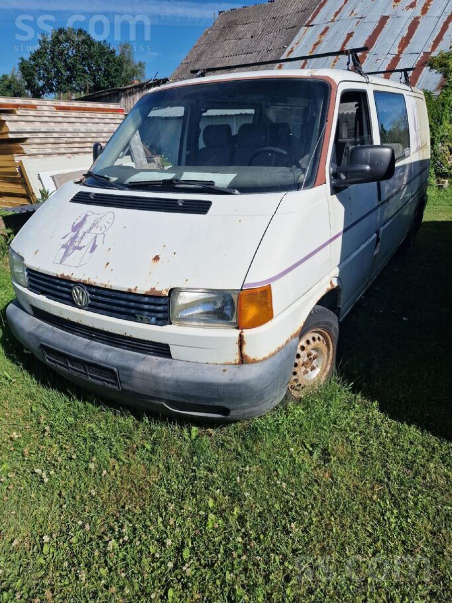 White Volkswagen Transporter 2000 in Dobele, with an engine capacity of 2.50 L and mileage of 0 thousand km for 550 €, photo 3 on AUTOMOTO.COM.LV