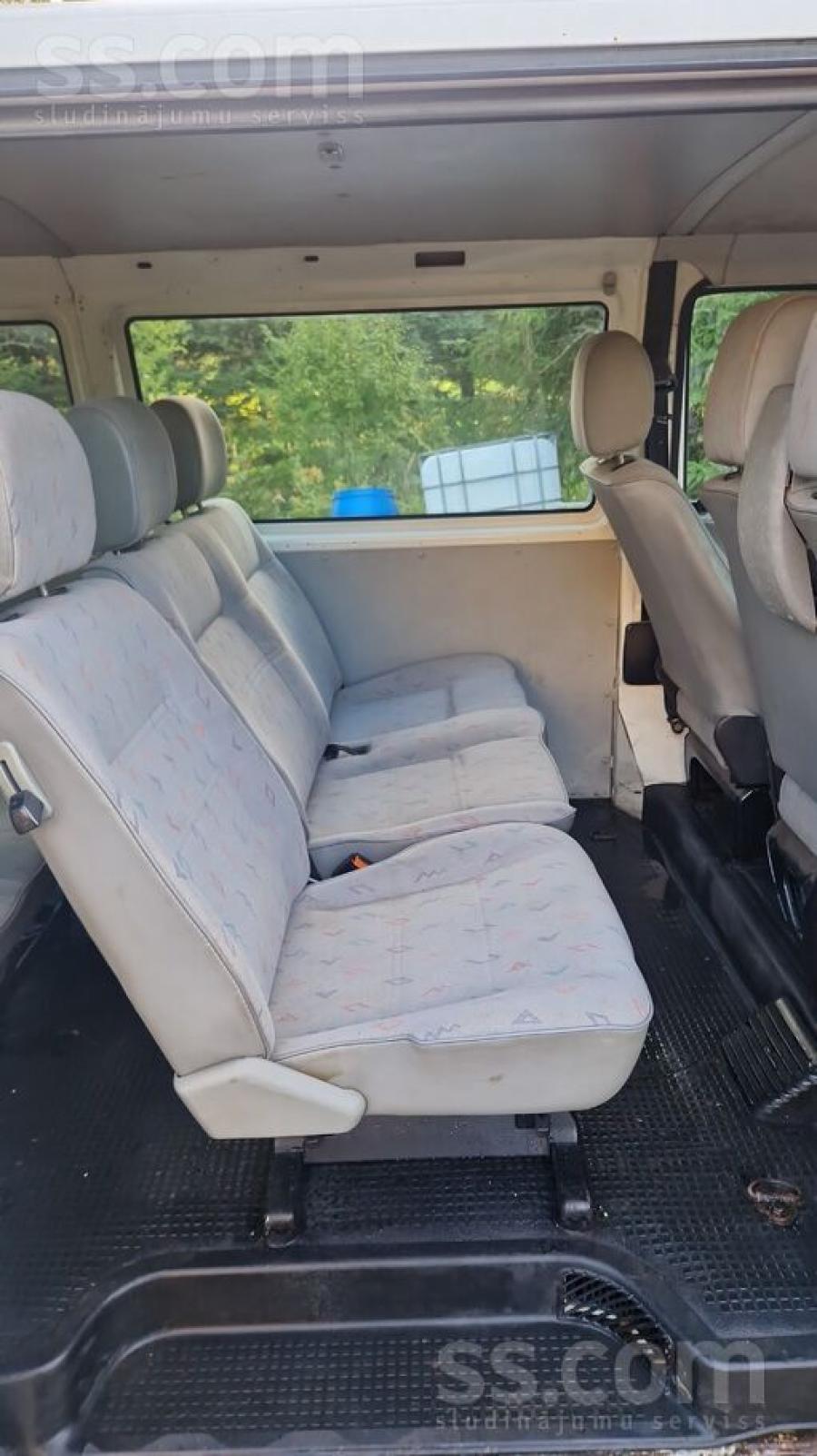 White Volkswagen Transporter 2001 in Riga, with an engine capacity of 1.90 L and mileage of 380 thousand km for 2000 €, photo 10 on AUTOMOTO.COM.LV
