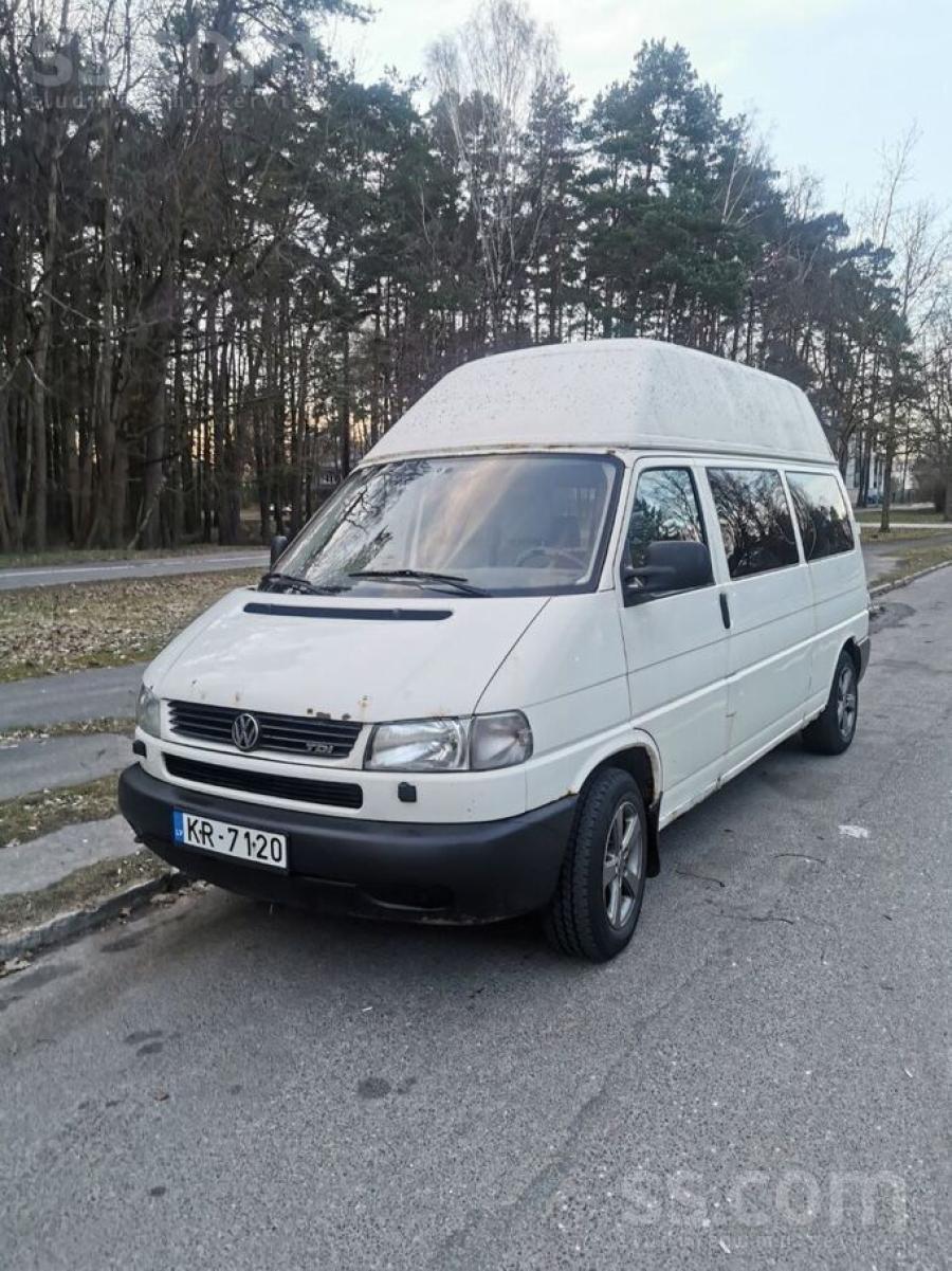 White Volkswagen Transporter 2002 in Riga, with an engine capacity of 2.50 L and mileage of 429 thousand km for 3500 €, photo 4 on AUTOMOTO.COM.LV