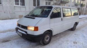 White Volkswagen Transporter 2002 in Liepaja, with an engine capacity of 2.50 L and mileage of 350 thousand km for 3200 €, photo  on AUTOMOTO.COM.LV