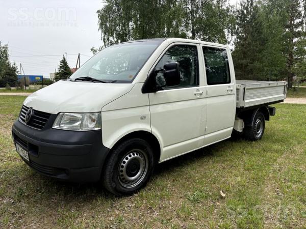 White Volkswagen Transporter 2005 in Tukums, with an engine capacity of 1.90 L and mileage of 312 thousand km for 4950 €, photo 7 on AUTOMOTO.COM.LV