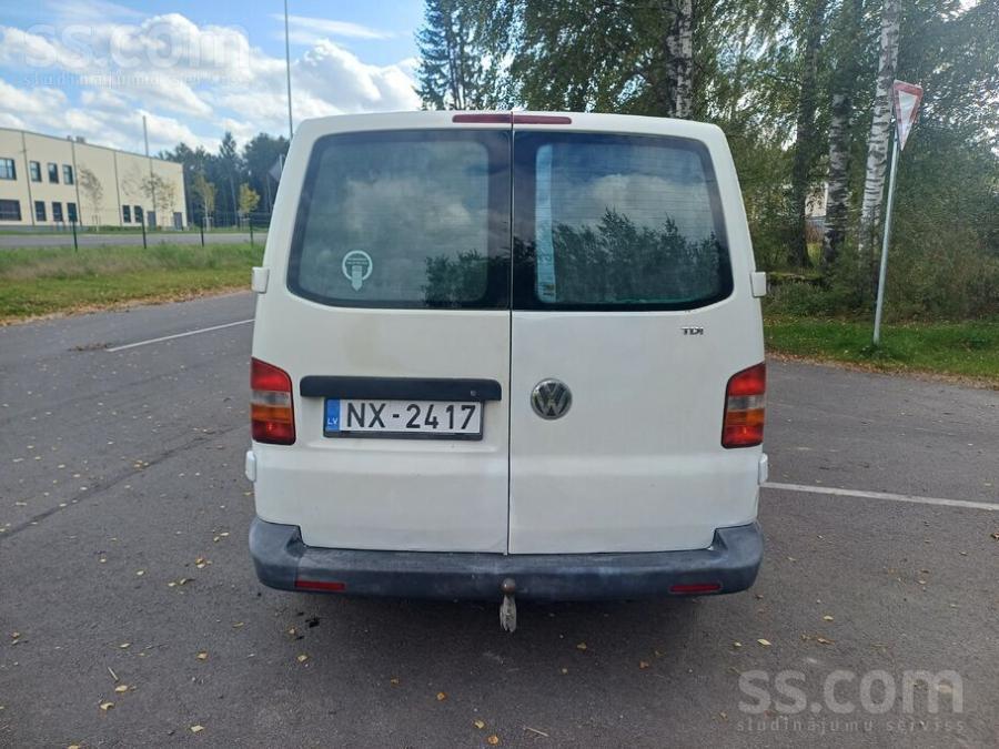 White Volkswagen Transporter 2005 in Daugavpils, with an engine capacity of 1.90 L and mileage of 0 thousand km for 3500 €, photo 6 on AUTOMOTO.COM.LV