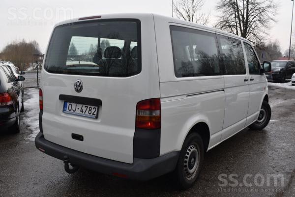 White Volkswagen Transporter 2006 in Kuldiga, with an engine capacity of 1.90 L and mileage of 0 thousand km for 7150 €, photo 2 on AUTOMOTO.COM.LV