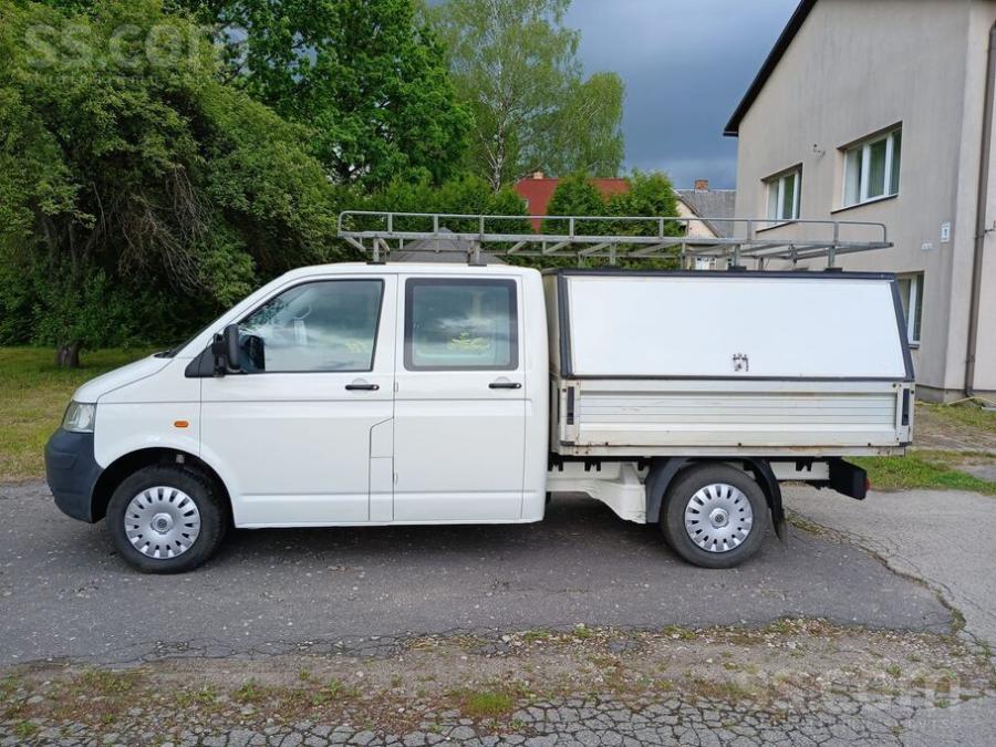 White Volkswagen Transporter 2007 in Ogre, with an engine capacity of 1.90 L and mileage of 0 thousand km for 13500 €, photo 1 on AUTOMOTO.COM.LV