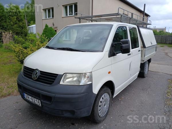 White Volkswagen Transporter 2007 in Ogre, with an engine capacity of 1.90 L and mileage of 0 thousand km for 13500 €, photo 4 on AUTOMOTO.COM.LV
