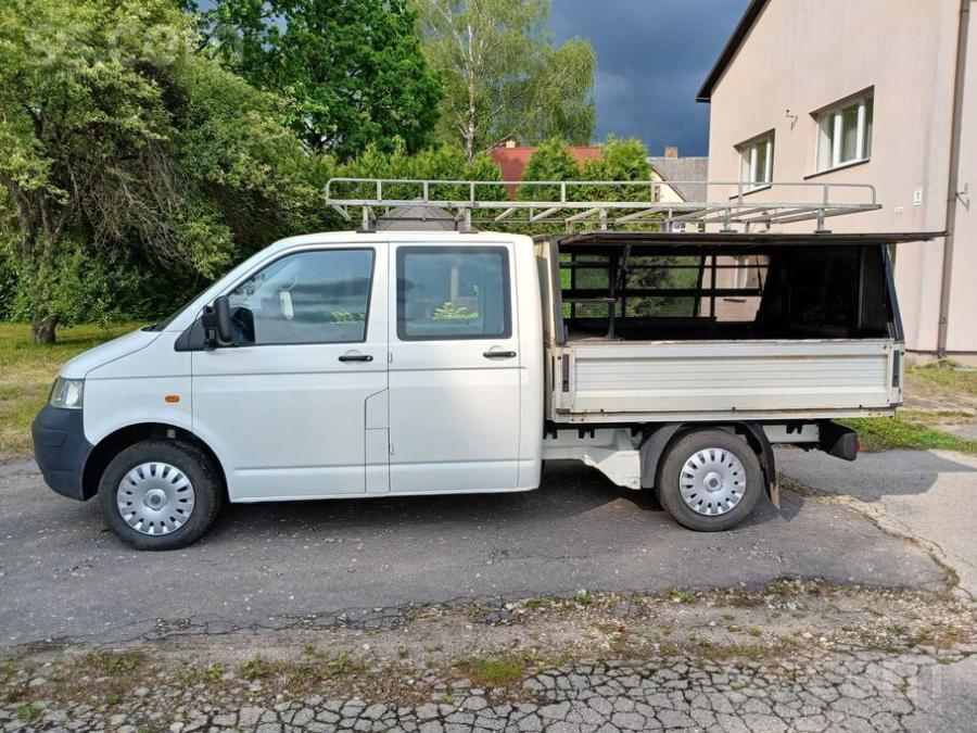 White Volkswagen Transporter 2007 in Ogre, with an engine capacity of 1.90 L and mileage of 0 thousand km for 13500 €, photo 14 on AUTOMOTO.COM.LV