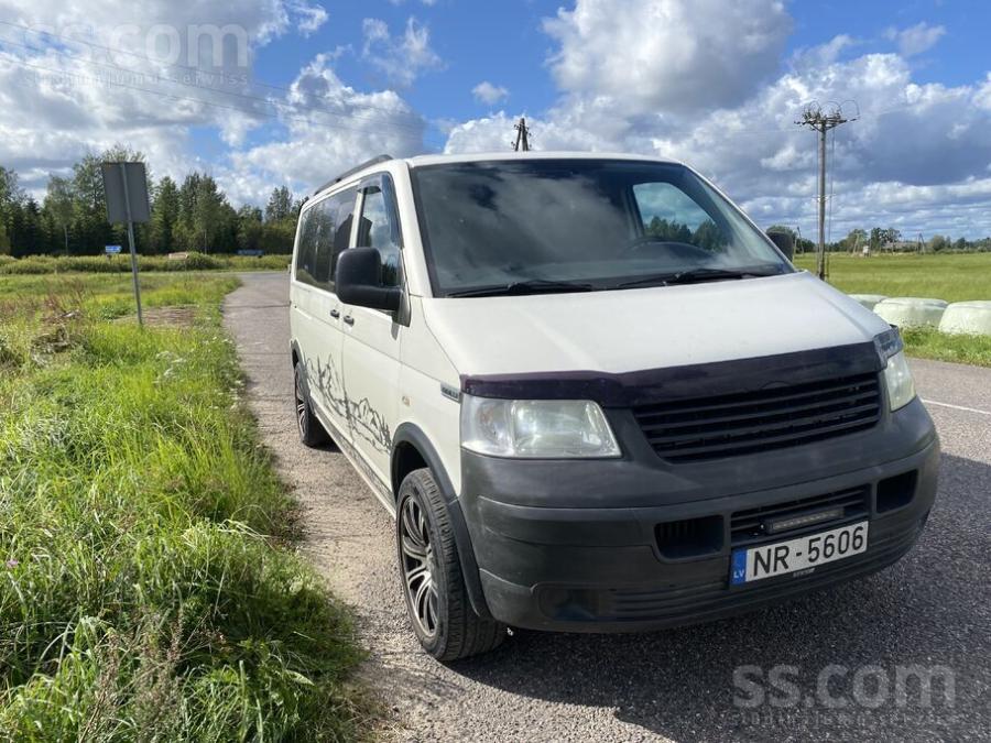 White Volkswagen Transporter 2007 in Tukums, with an engine capacity of 1.90 L and mileage of 440 thousand km for 5500 €, photo 4 on AUTOMOTO.COM.LV