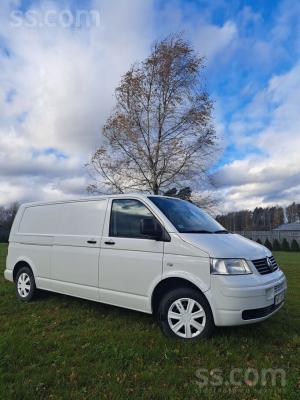 White Volkswagen Transporter 2008 in Riga, with an engine capacity of 2.50 L and mileage of 172 thousand km for 7200 €, photo  on AUTOMOTO.COM.LV