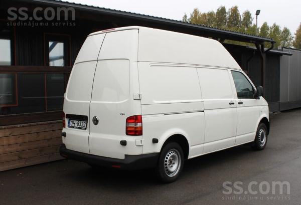 White Volkswagen Transporter 2009 in Riga, with an engine capacity of 1.90 L and mileage of 0 thousand km for 5850 €, photo 6 on AUTOMOTO.COM.LV