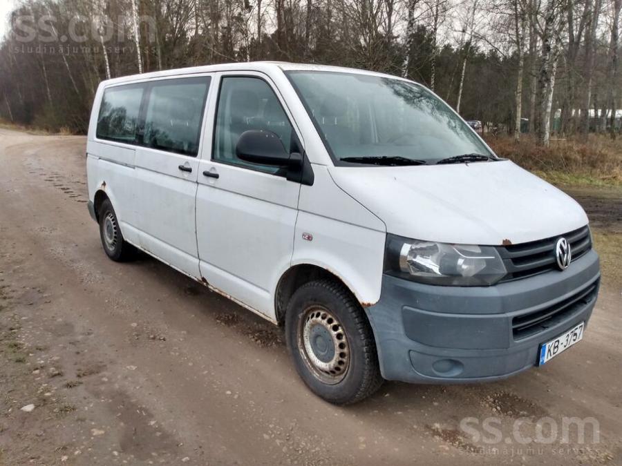 Balts Volkswagen Transporter 2010 Rīga, ar dzinēja tilpumu 2.00 L un nobraukumu 408 tūkst. km par 4800 €, foto 1 vietnē AUTOMOTO.COM.LV