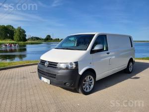 Balts Volkswagen Transporter 2014 Liepāja, ar dzinēja tilpumu 2.00 L un nobraukumu 219 tūkst. km par 6900 €, foto  vietnē AUTOMOTO.COM.LV