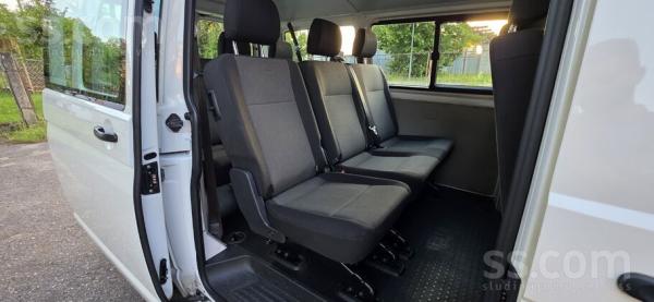 White Volkswagen Transporter 2016 in Valmiera, with an engine capacity of 2.00 L and mileage of 169 thousand km for 13300 €, photo 8 on AUTOMOTO.COM.LV