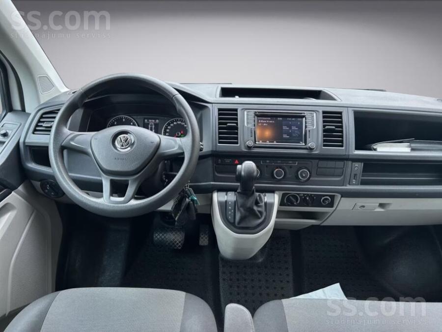White Volkswagen Transporter 2019 in Riga, with an engine capacity of 2.00 L and mileage of 259 thousand km for 15450 €, photo 6 on AUTOMOTO.COM.LV