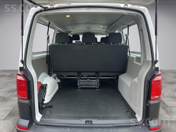 White Volkswagen Transporter 2019 in Riga, with an engine capacity of 2.00 L and mileage of 259 thousand km for 15450 €, photo 6 on AUTOMOTO.COM.LV