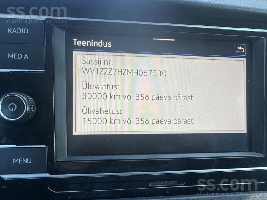 Balts Volkswagen Transporter 2021 Tallina, ar dzinēja tilpumu 2.00 L un nobraukumu 148 tūkst. km par 25800 €, foto 19 vietnē AUTOMOTO.COM.LV