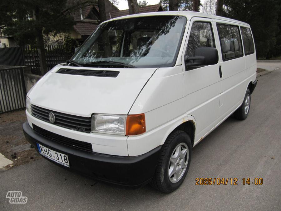 White Volkswagen Transporter 1995 in Vilnius, with an engine capacity of 2.50 L and mileage of 300 thousand km for 2450 €, photo 3 on AUTOMOTO.COM.LV