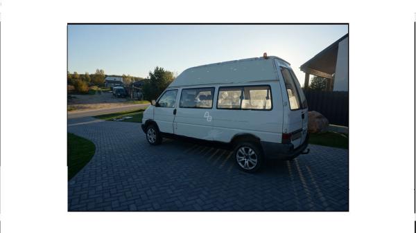 White Volkswagen Transporter 1996 in Vilnius, with an engine capacity of 2.50 L and mileage of 400 thousand km for 1700 €, photo 3 on AUTOMOTO.COM.LV