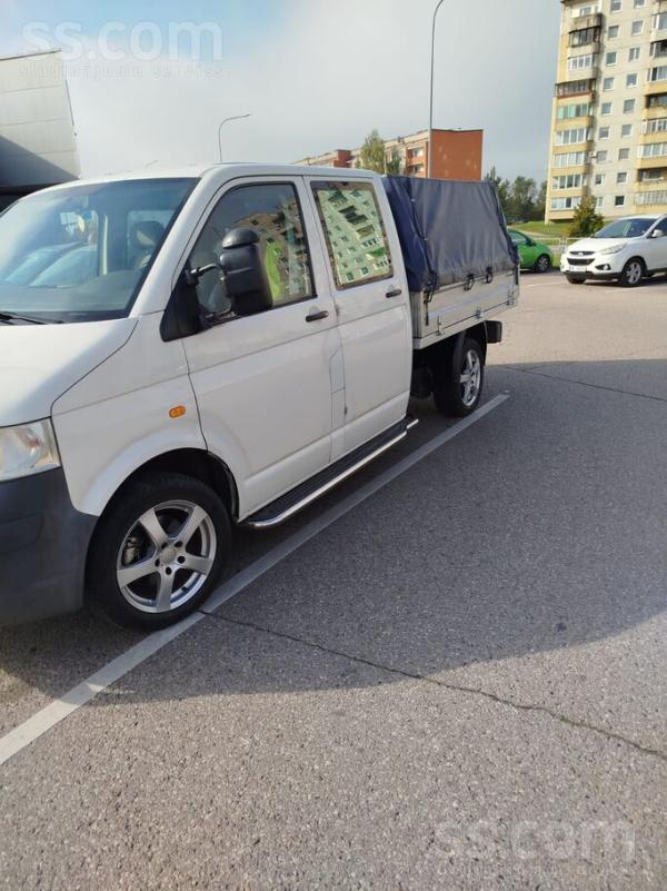 White Volkswagen Transporter 2006 in Daugavpils, with an engine capacity of 1.90 L and mileage of 358 thousand km for 4400 €, photo 5 on AUTOMOTO.COM.LV