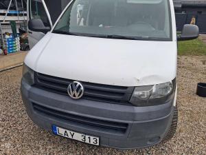 White Volkswagen Transporter 2010 in Utena, with an engine capacity of 1.97 L and mileage of 288 thousand km for 4400 €, photo  on AUTOMOTO.COM.LV