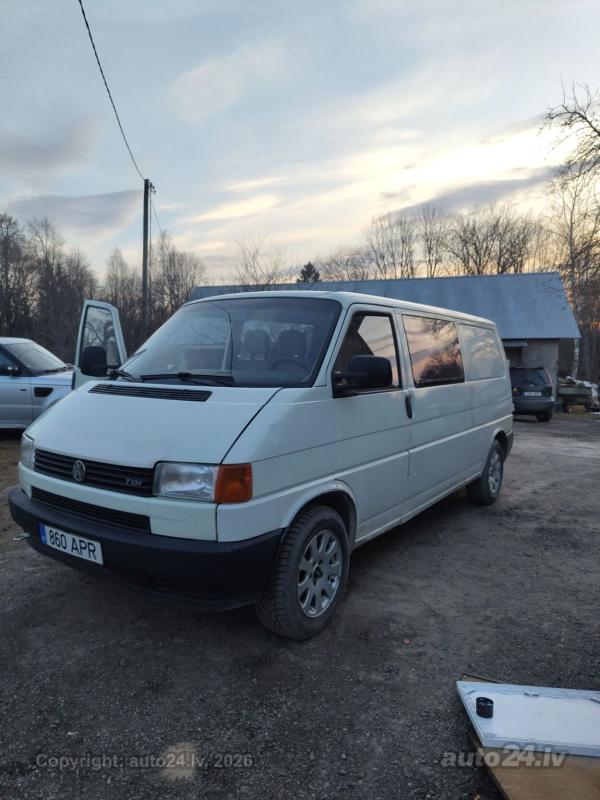 White Volkswagen Transporter 2001 in Tallinn, with an engine capacity of 1.90 L and mileage of 0 thousand km for 2100 €, photo 1 on AUTOMOTO.COM.LV