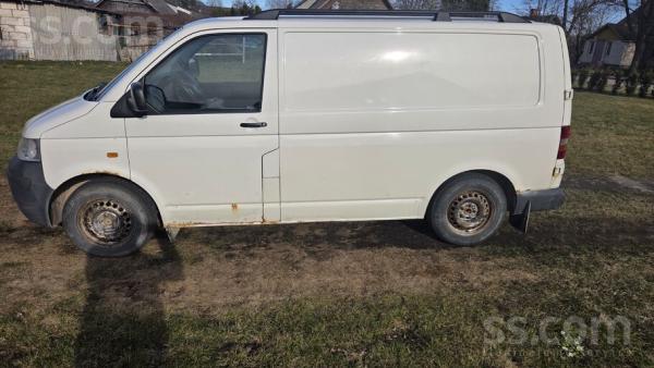 White Volkswagen Transporter 2006 in Madona, with an engine capacity of 1.90 L and mileage of 209 thousand km for 2850 €, photo 5 on AUTOMOTO.COM.LV
