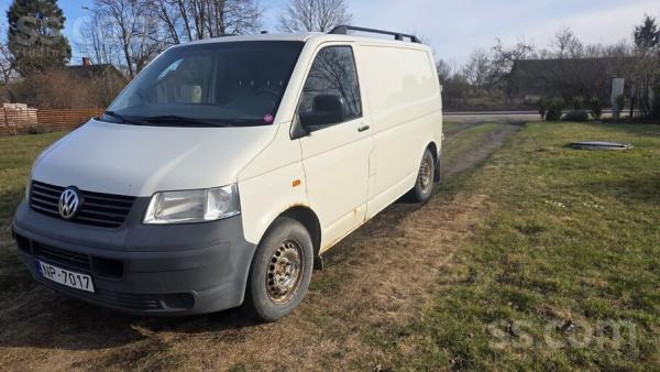 White Volkswagen Transporter 2006 in Madona, with an engine capacity of 1.90 L and mileage of 209 thousand km for 2100 €, photo 4 on AUTOMOTO.COM.LV