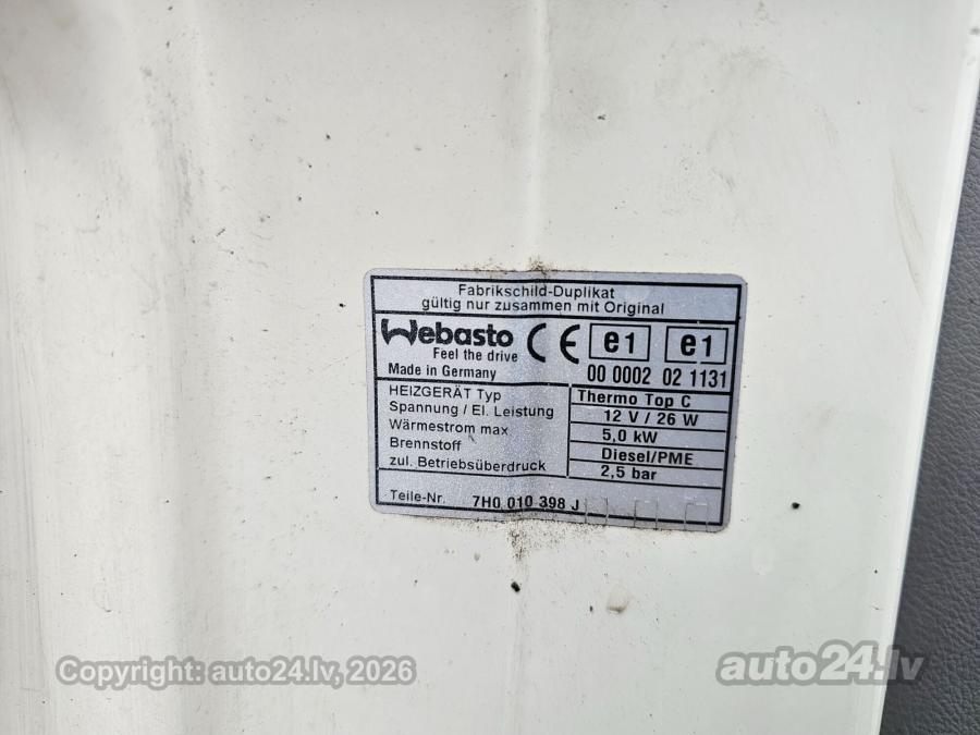 Balts Volkswagen Transporter 2007 Paide, ar dzinēja tilpumu 1.90 L un nobraukumu 256 tūkst. km par 6990 €, foto 18 vietnē AUTOMOTO.COM.LV