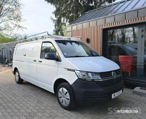 White Volkswagen Transporter 2021 in Riga, with an engine capacity of 2.00 L and mileage of 0 thousand km for 22869 €, photo  on AUTOMOTO.COM.LV