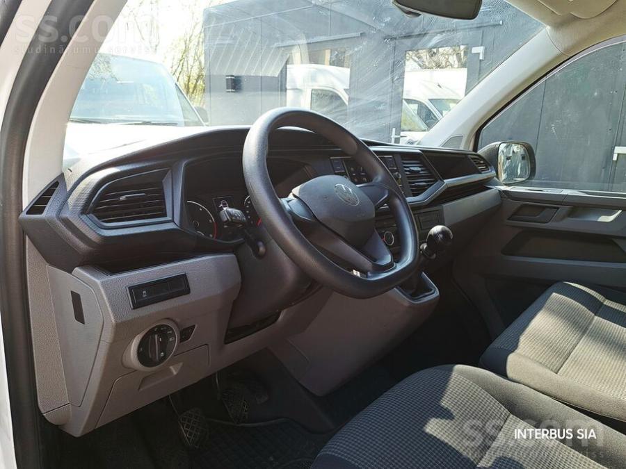 White Volkswagen Transporter 2021 in Riga, with an engine capacity of 2.00 L and mileage of 0 thousand km for 22869 €, photo 27 on AUTOMOTO.COM.LV