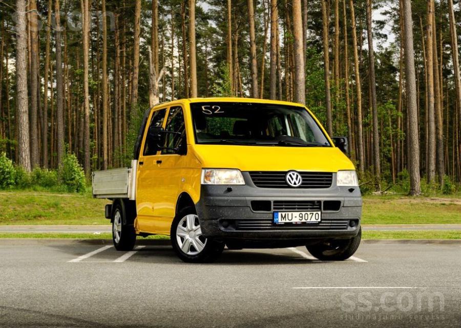 Dzeltens Volkswagen Transporter 2008 Rīga, ar dzinēja tilpumu 2.50 L un nobraukumu 407 tūkst. km par 3590 €, foto 2 vietnē AUTOMOTO.COM.LV